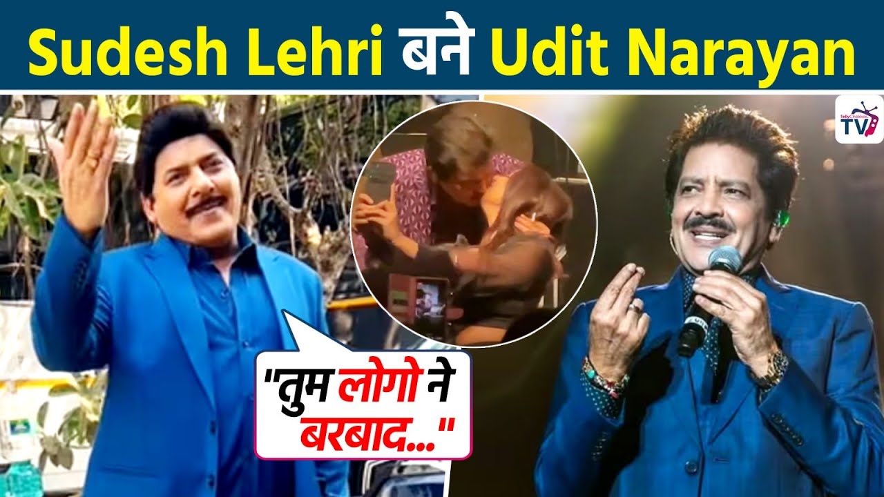 Laughter Chefs में Sudesh Lehri Udit Narayan के Look में, Paps कही ऐसी बात - YouTube