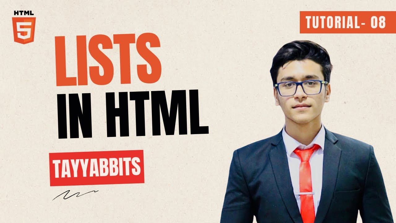 Html Lists Explained Ordered Unordered And Definition Lists Html 7742