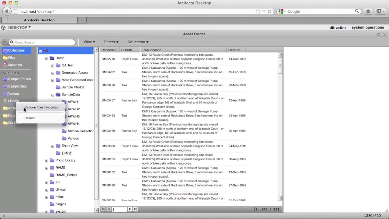 Getting Started on Mediaflux 13: Opening and saving views - YouTube