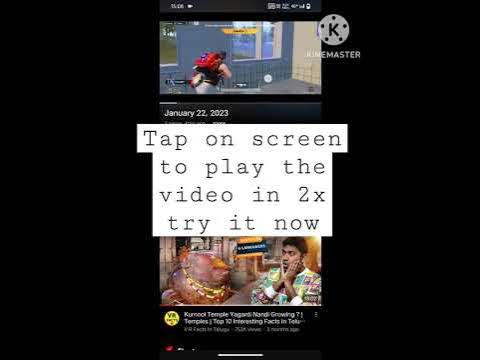 Shortcut to play a video in 2x speed on YouTube - YouTube