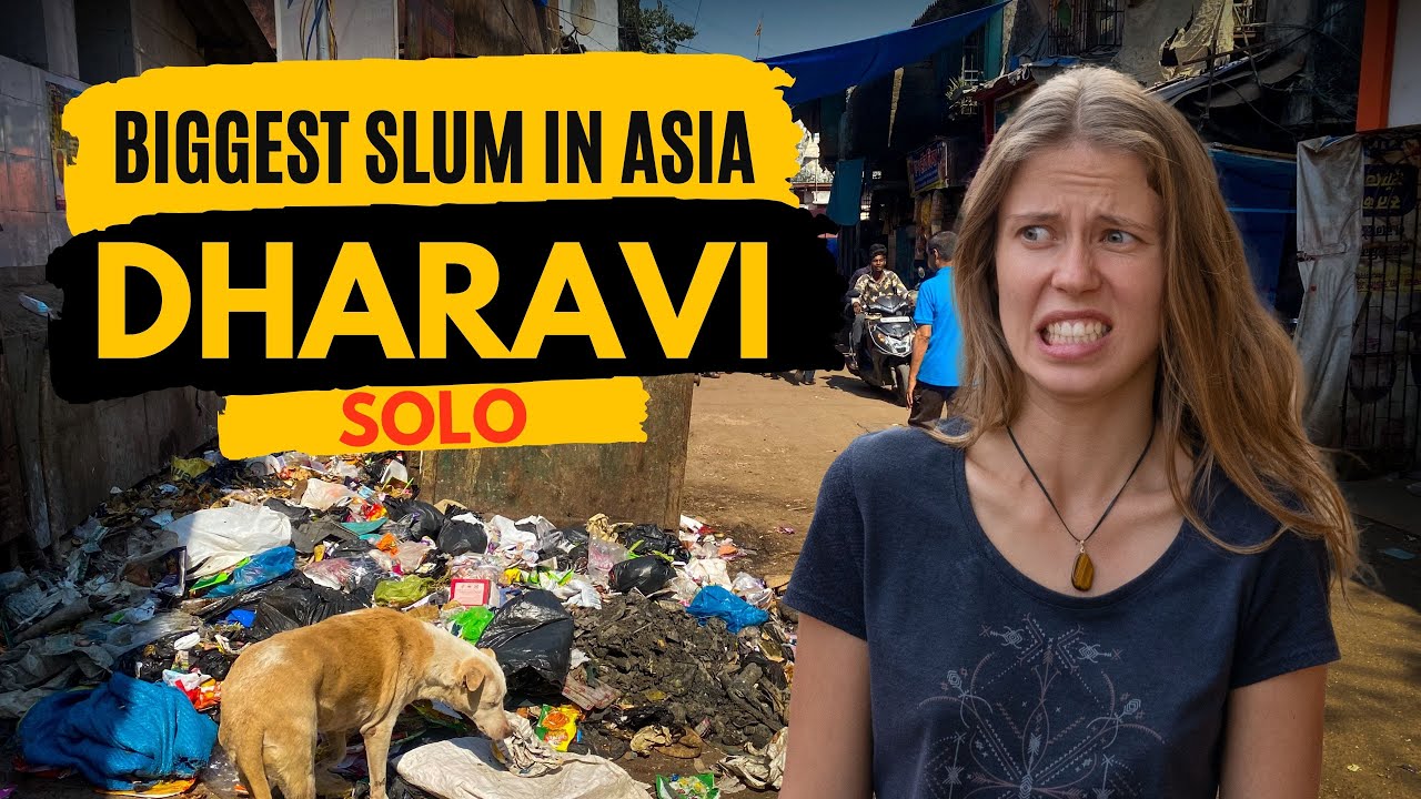 Exploring DHARAVI slum Mumbai SOLO!!! - Biggest slum in Asia - YouTube