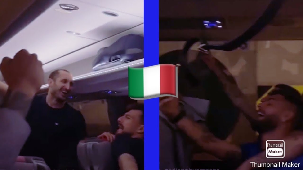 Italy Singing In The Bus After Their Victory In The Euro Semi Finals 🇮🇹 ...