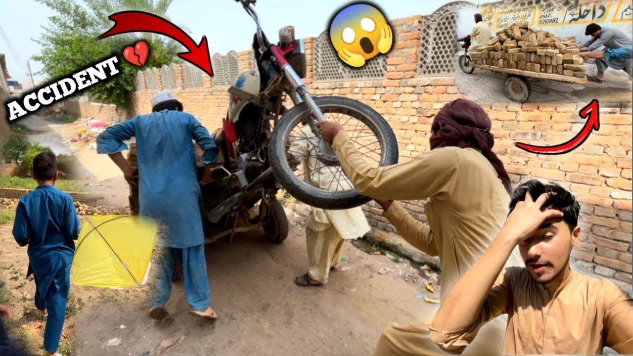 Accident ho giya💔 || Allah ny bacha liya😰 || Palato sy ki kite flying🪁 || Hamza shah vlogs - YouTube