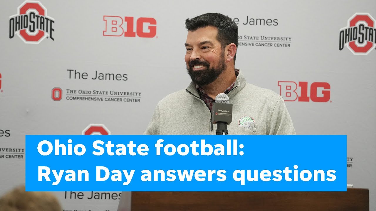 Ohio State football: Ryan Day, Jim Knowles and Brian Hartline - YouTube