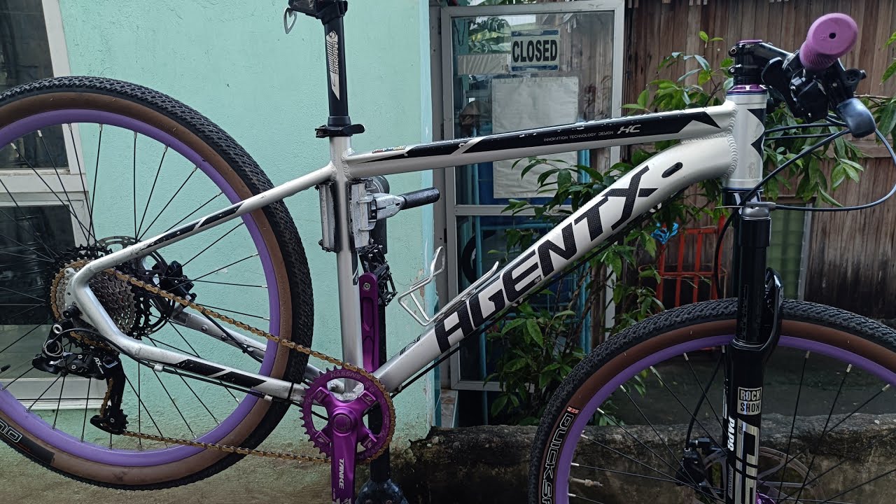 AgentX XC Aluminum Light Mountain Bike Check - YouTube