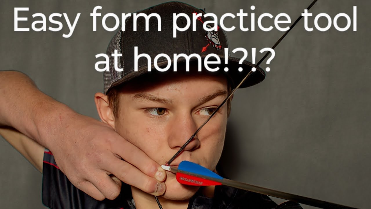 Easy archery form practice tool you can build at home with only string ...