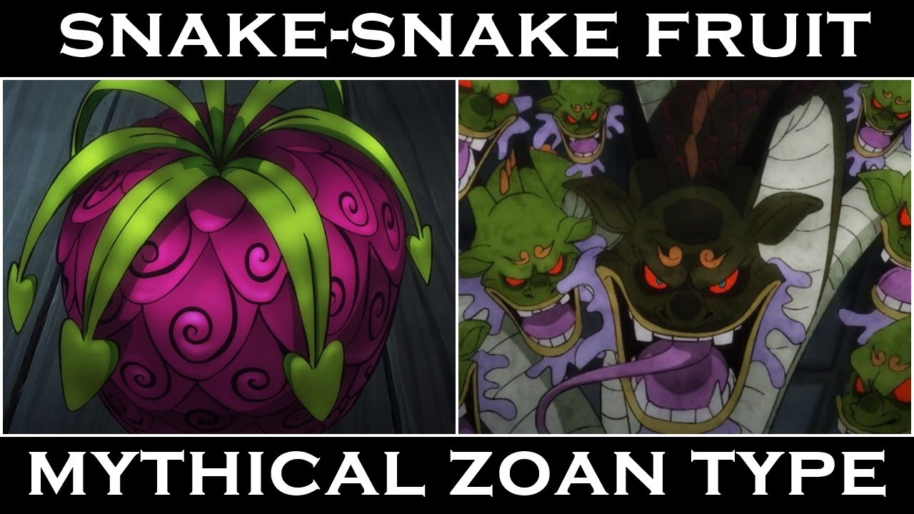 Snake-Snake Fruit, Mythical Zoan Type ☠️ // Model: Yamata-no-Orochi ☠️ ...