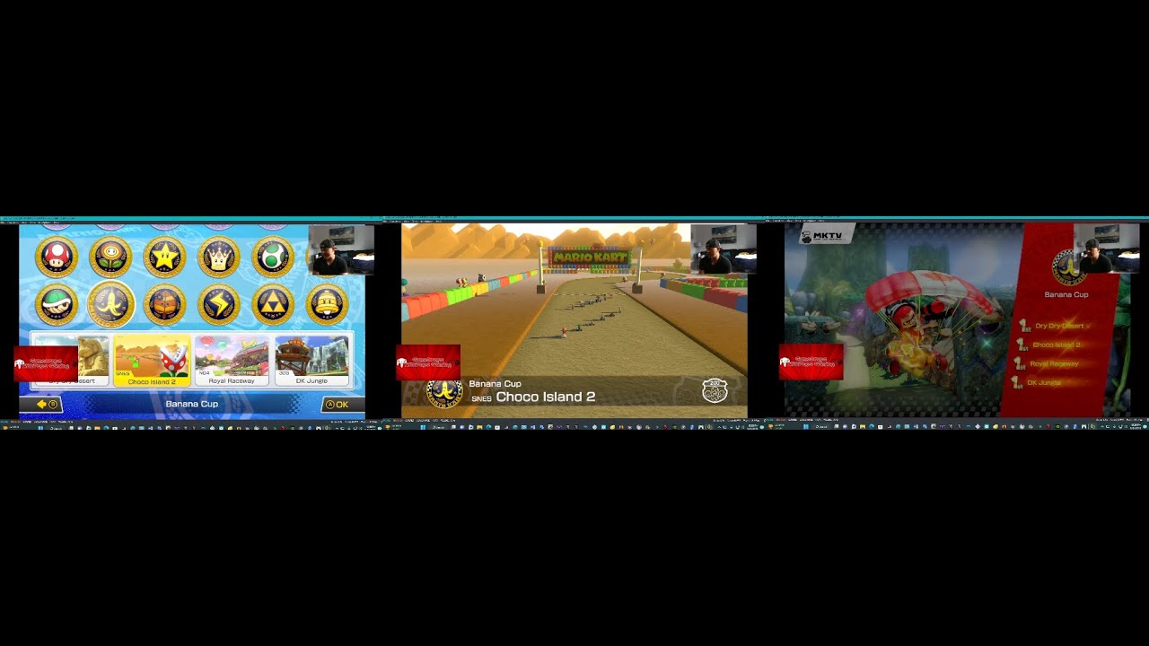 MK8D SNES Retro Track Choco Island 2 Banana Cup 200cc Nintendo Switch ...