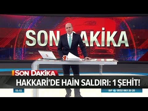 Hakkari'de hain saldırı: 1 şehit - Atv Haber 22 Ekim 2018