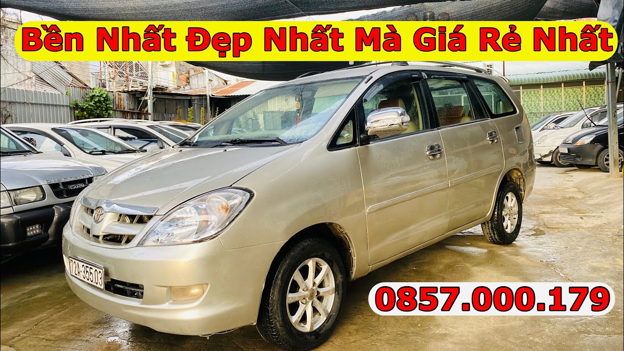 Innova 2007 Giá Có 100 Mấy Triệu - Ae Mê 7 Chỗ Cứ Quất Innova Là Khỏi ...