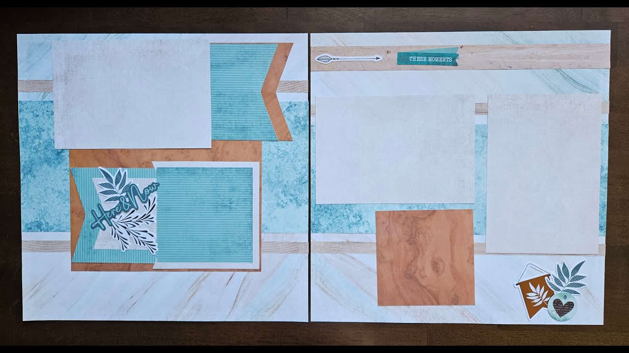 Gorgeous Copper Canyon double page Scrapbook Layout - YouTube