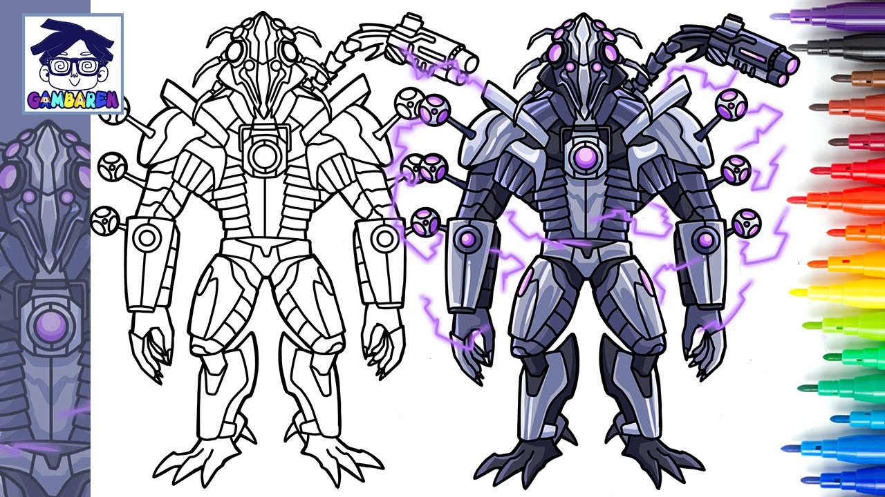 Cara Menggambar New Counter Titan Skibidi Toilet Multiverse 029 ...