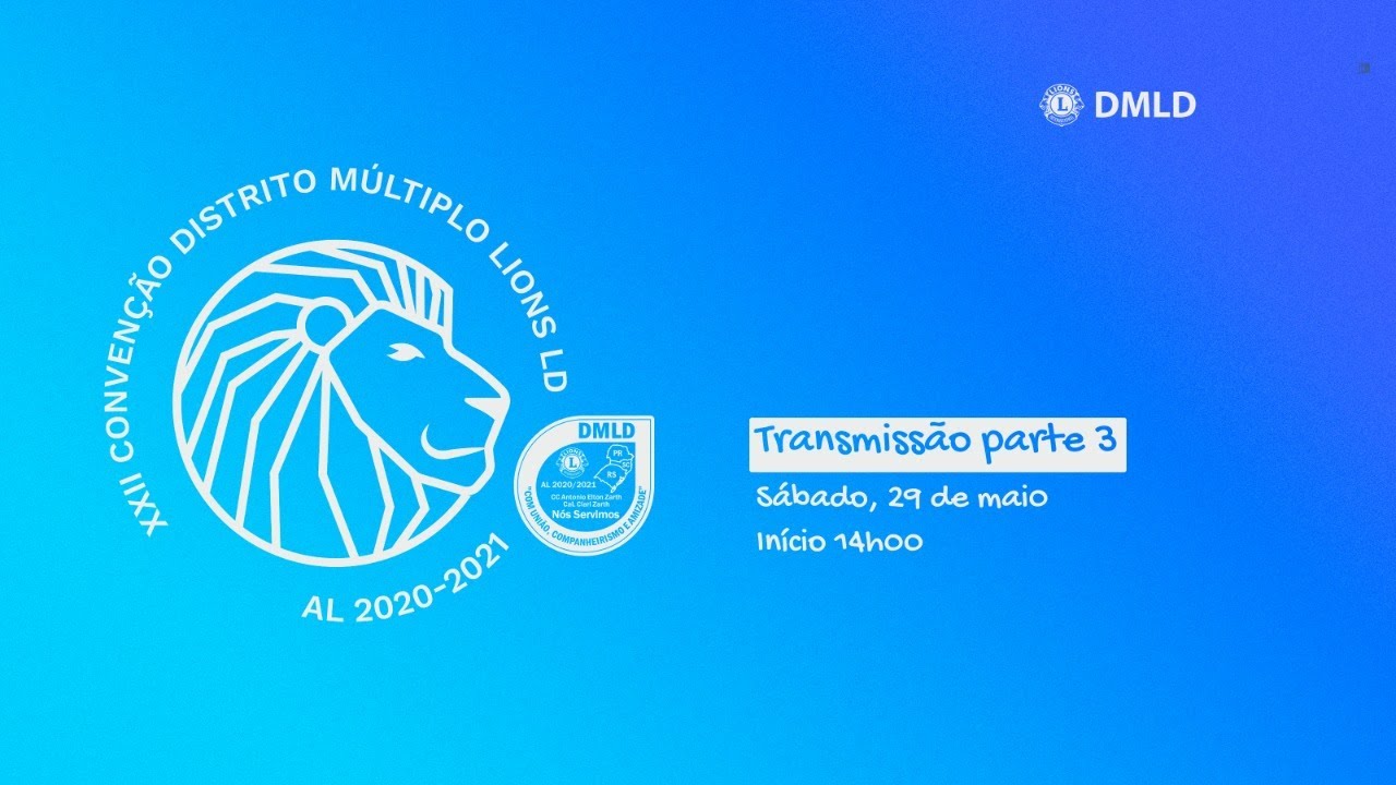 XXII Convenção do DMLD AL 2020-2021 - Sábado Tarde - Parte 3 - YouTube