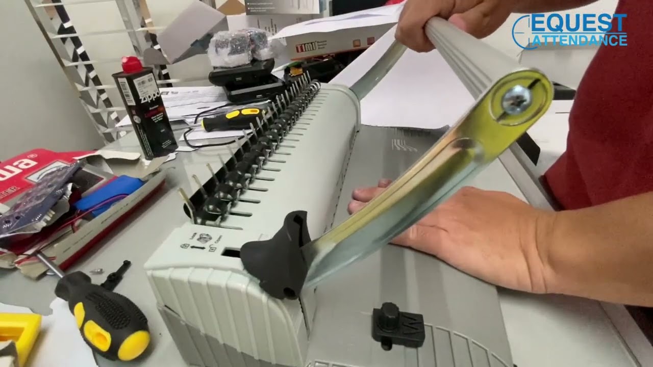 How To Use Binding Machine To Bind Paper Monolith OB 08 Personal Office How To Use Binding Machine To Bind Paper Monolith OB 08 Personal Office