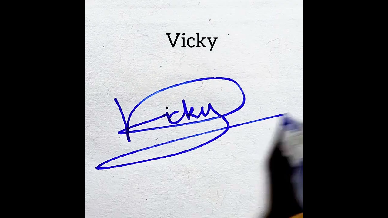 Vicky Name Style