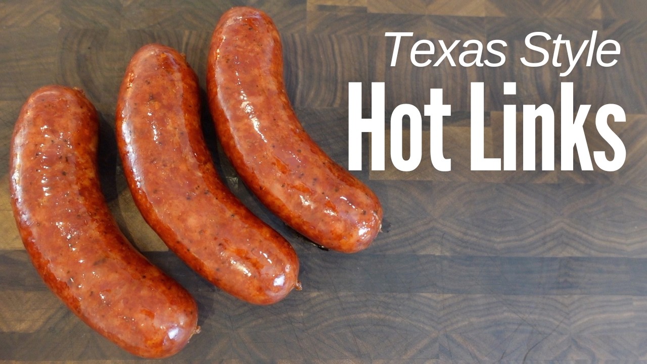 How To Make Texas Hot Links From Scratch | Full Recipe - YouTube