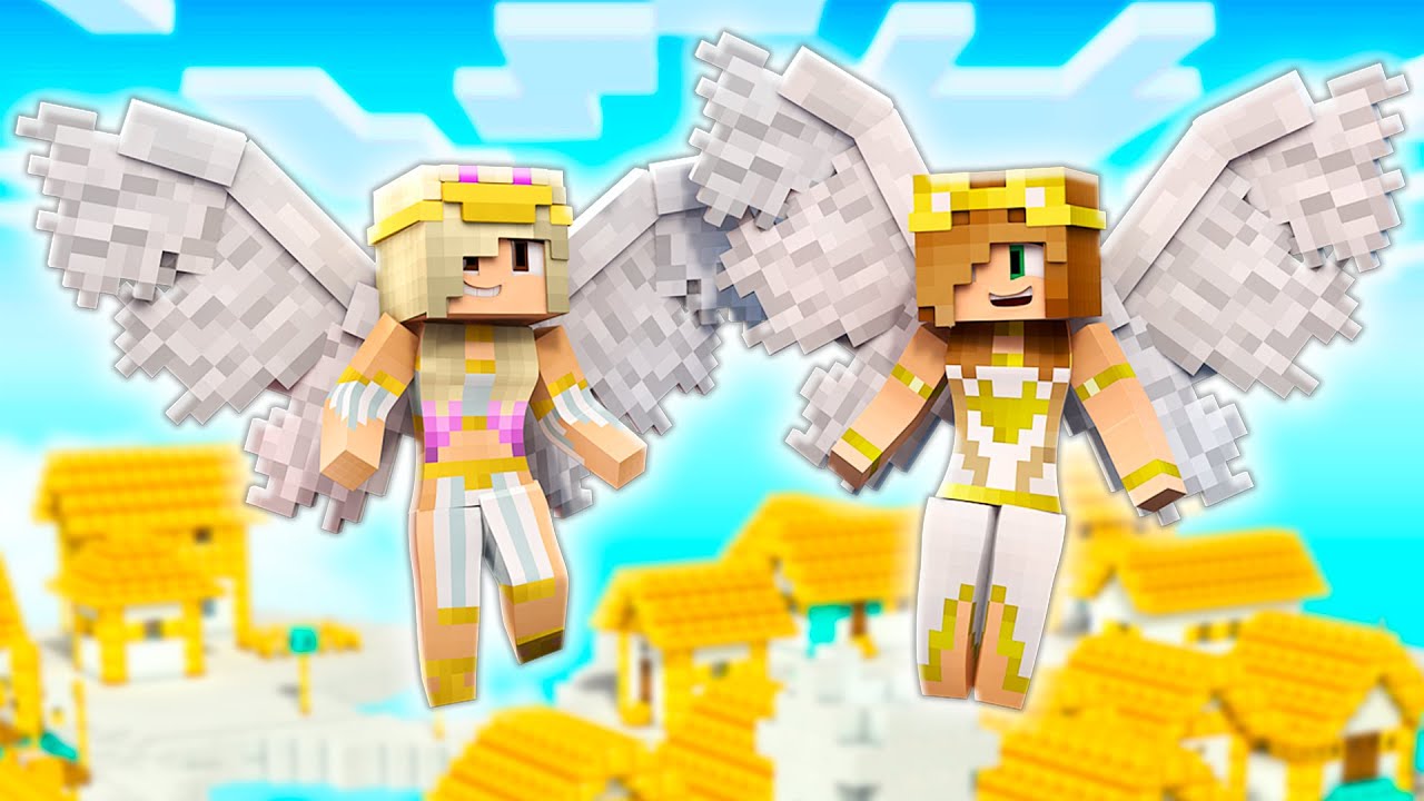 LYNA y ELA se CONVIERTEN en DIOSAS 😇 Minecraft - YouTube