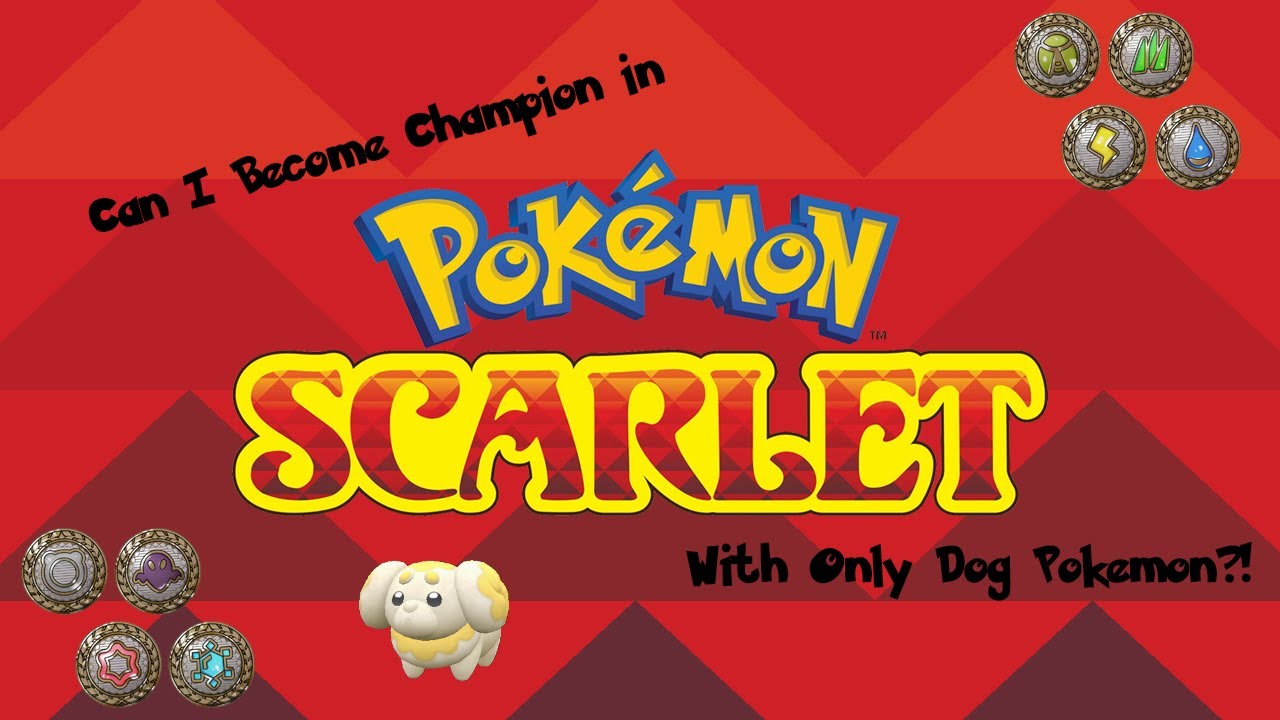 Can I Become a Champion with Only Dogs? - Pokemon Scarlet Challenge ...