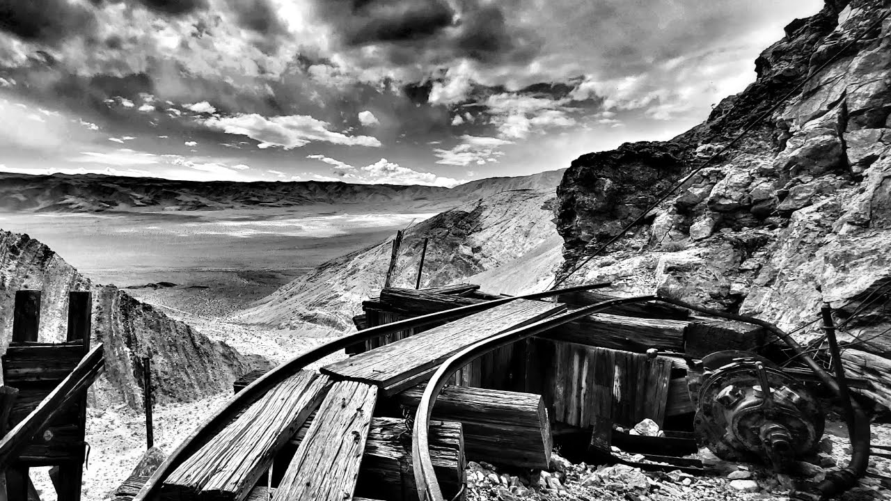 Iconic View ! -The cliffside Big Four Mine in Death Valley. - YouTube