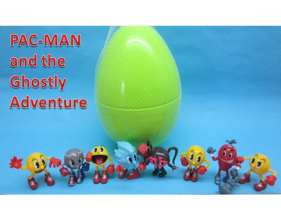Pacman and Ghostly Adventures Giant Egg Suprises - Kiddie Toys - YouTube