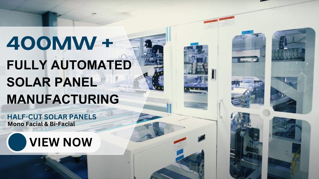 High -Tech Solar Panel Manufacturing Facility - Bluebird Solar ...