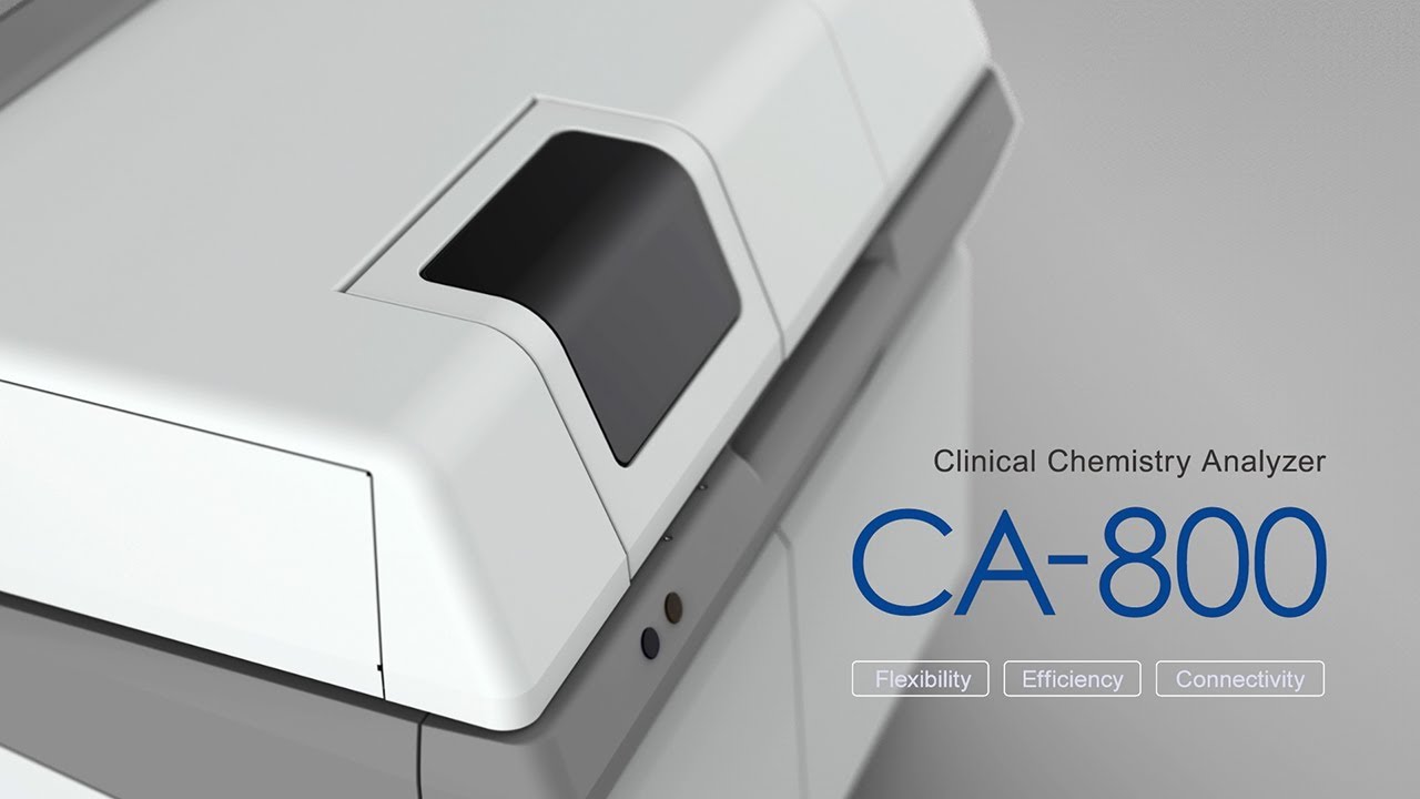 Clinical Chemistry Analyzer CA-800 (with BGM) - YouTube