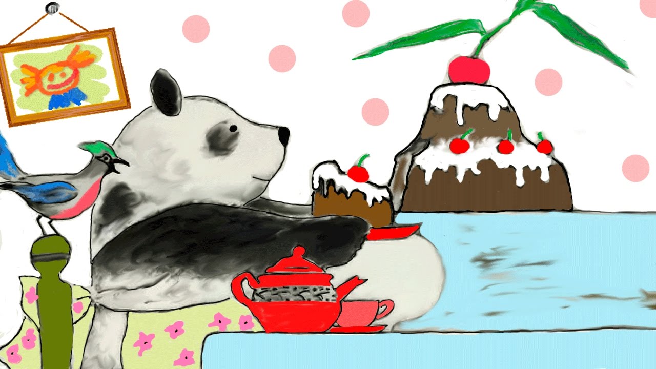 PANDA CAKE Stories for Kids live pictures in my book STORIES AND TALES ...