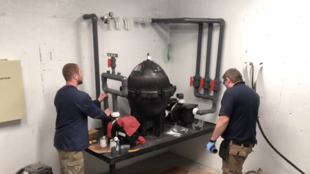 Amazing Mechanical Time-lapse of residential pool equipment by Atlantis ...