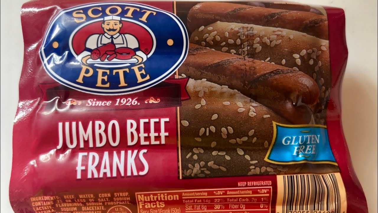 Scott Pete Jumbo Beef Franks - Hot Dog Review - YouTube