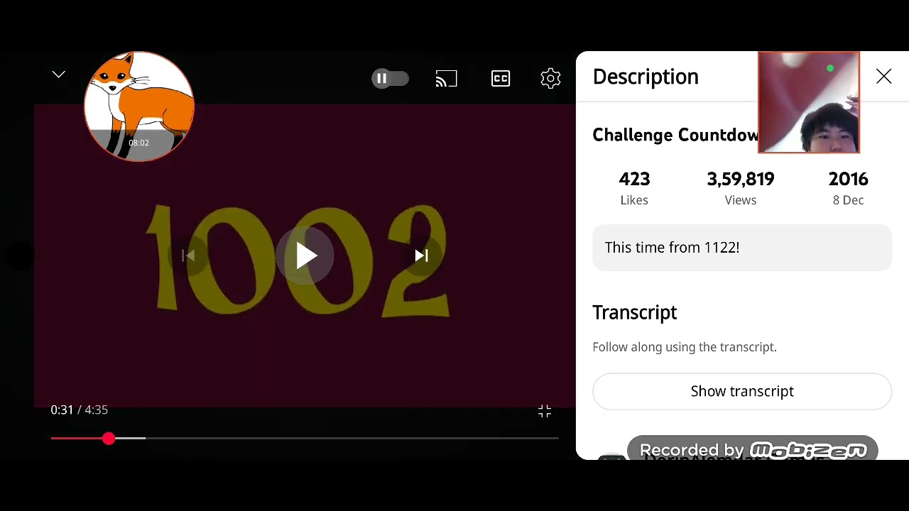 challenge countdown from 10000 - YouTube