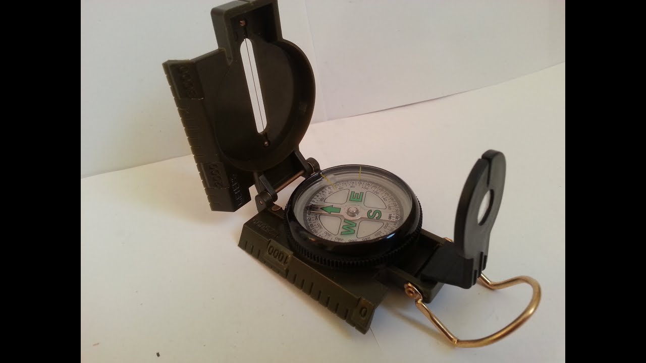 Generic Military Style Lensatic Compass From Ebay, Unboxing and Test ...