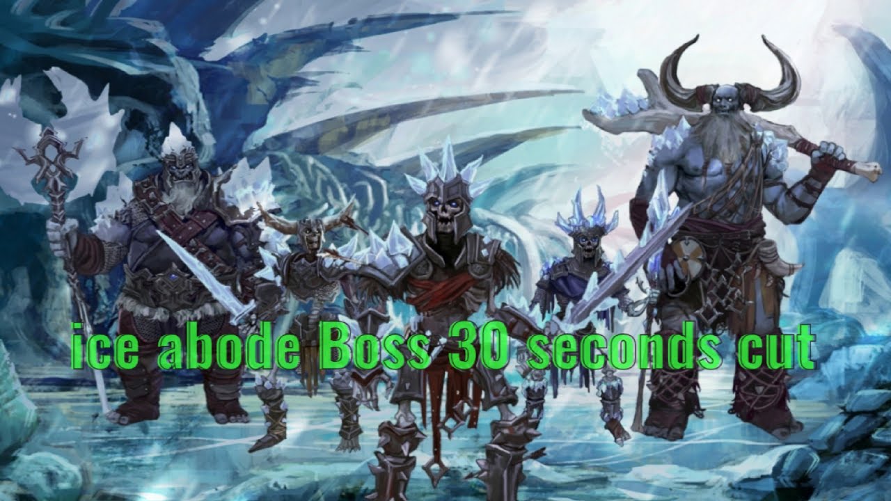 [Frostborn] ICE ABODE BOSS 30 seconds? - YouTube