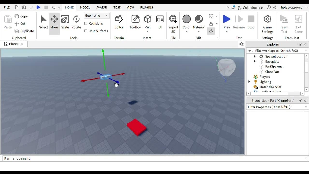 How to make it when you touch a part it Spawns a part (ROBLOX STUDIO) - YouTube