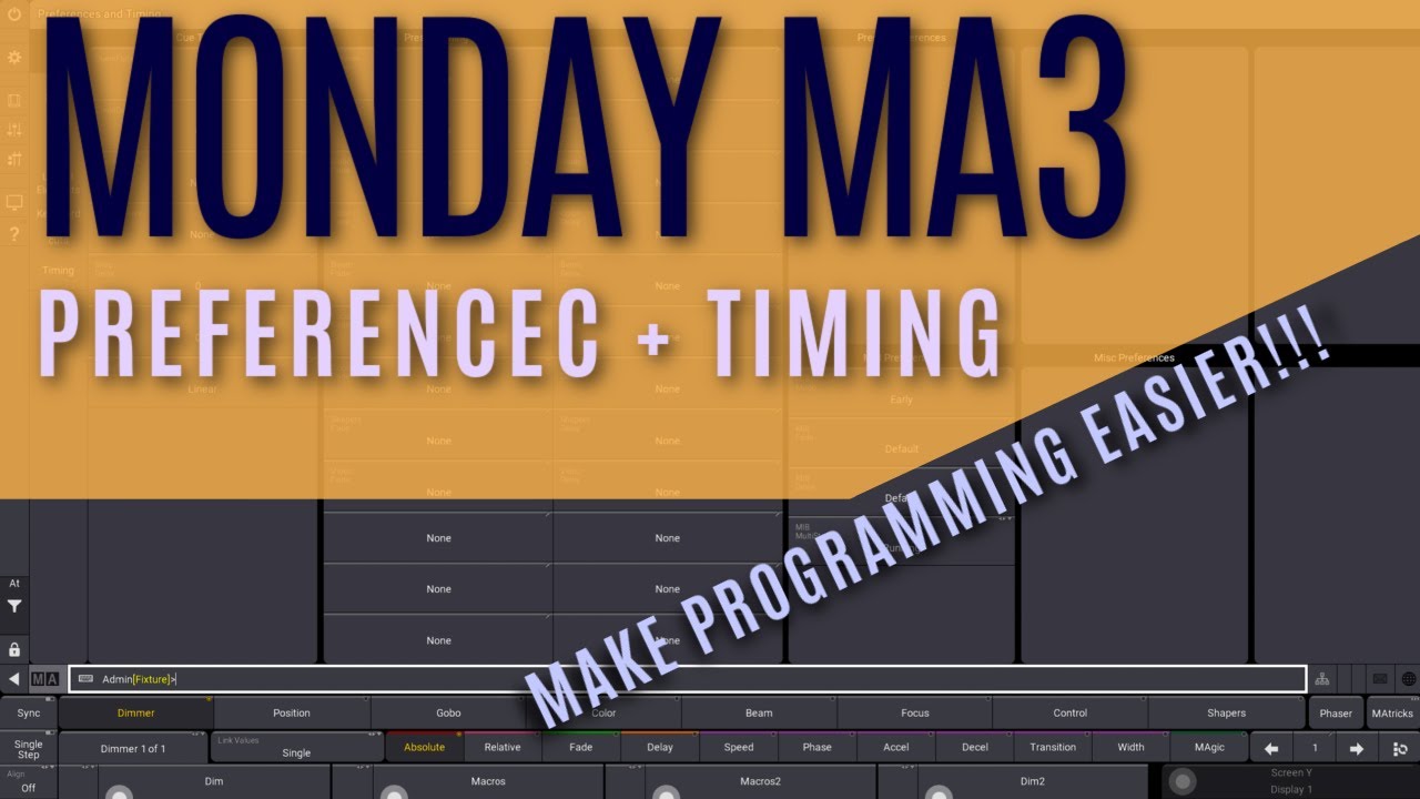 Monday MA3: Preferences and Timing - YouTube