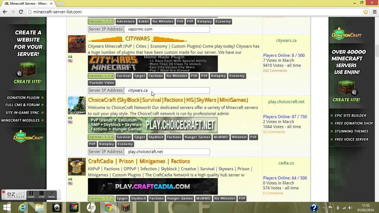 where to find minecraft servers - YouTube