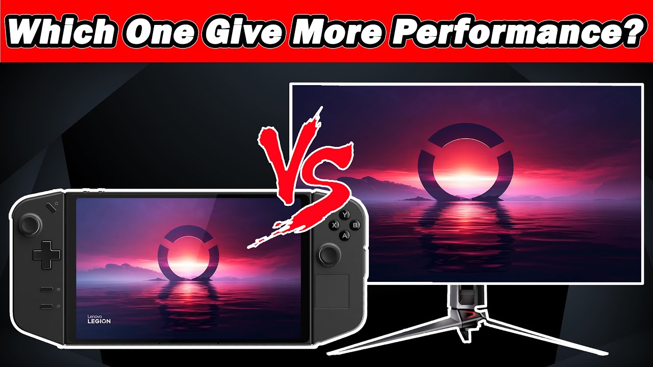 Legion Go Screen vs External Monitor Performance Comparison in 5 Games ...