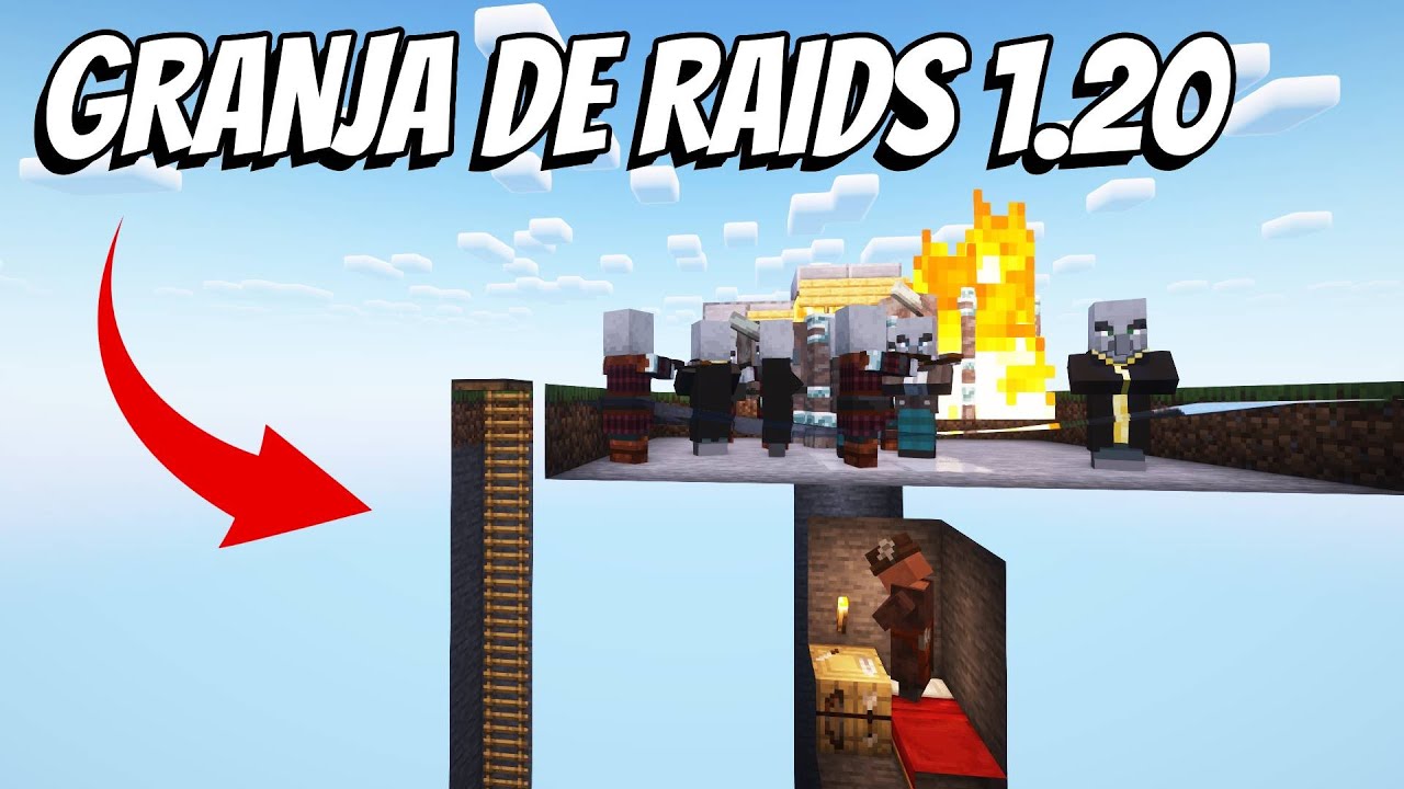 La Granja de Raids MÁS FÁCIL de Todo Minecraft Java 1.20 - YouTube