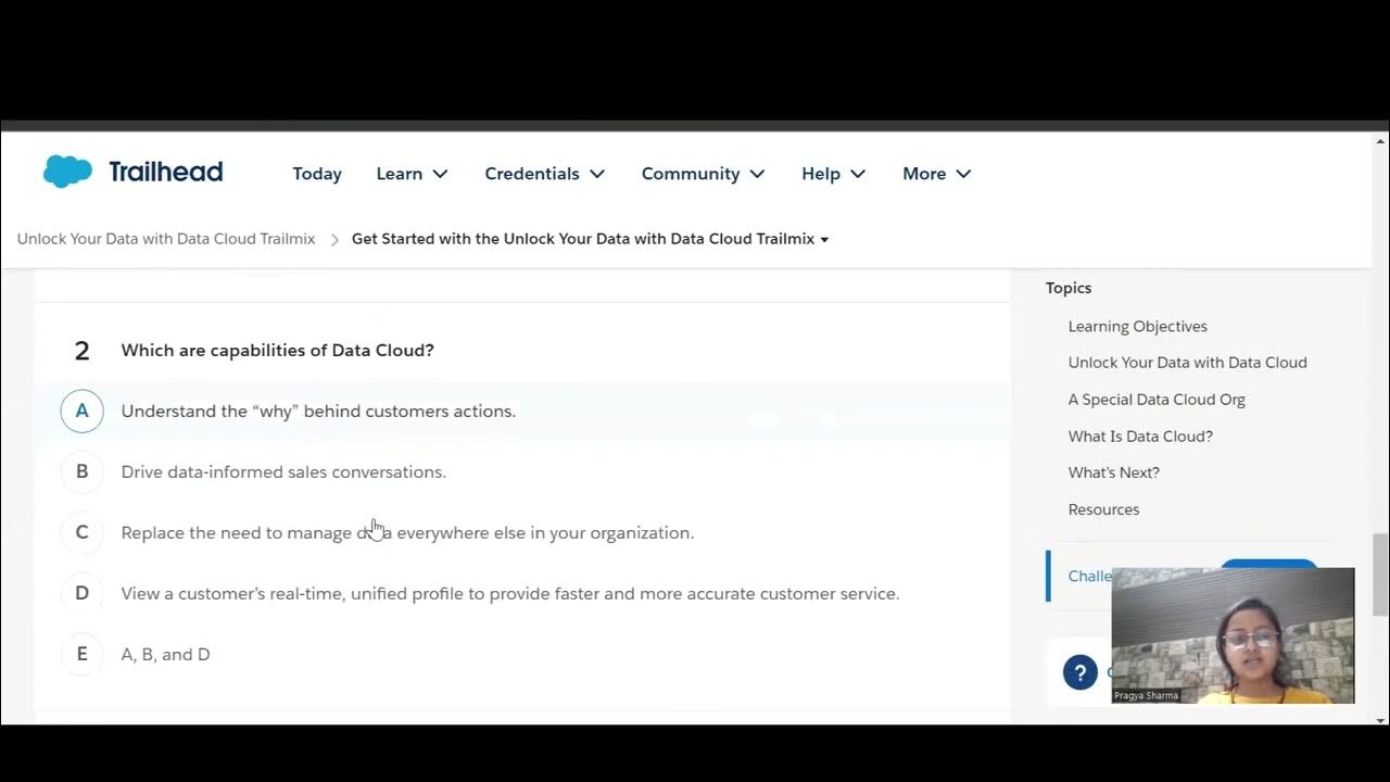 Get Started With The Unlock Your Data With Data Cloud Trailmix Youtube