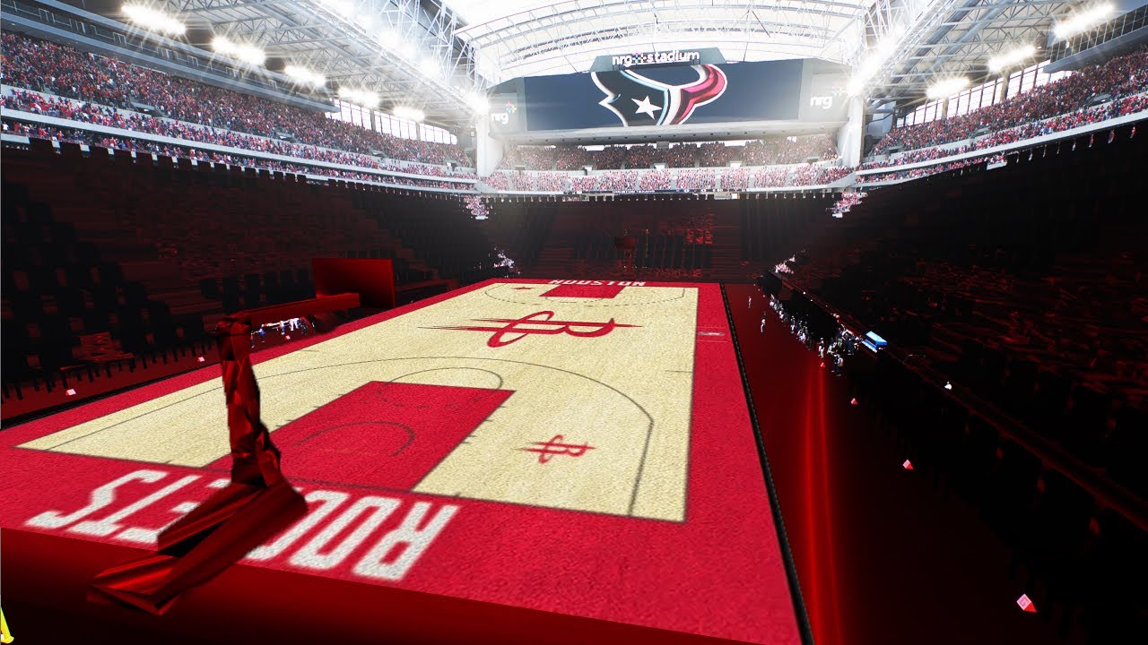 SO I ADDED THE HOUSTON ROCKETS STADIUM INTO THE HOUSTON TEXANS STADIUM ...