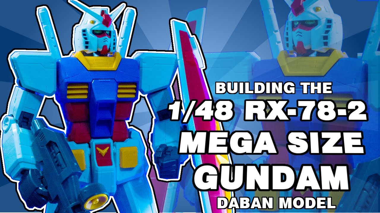 Daban Model 1/48 RX-78-2 Mega Size Gundam - YouTube