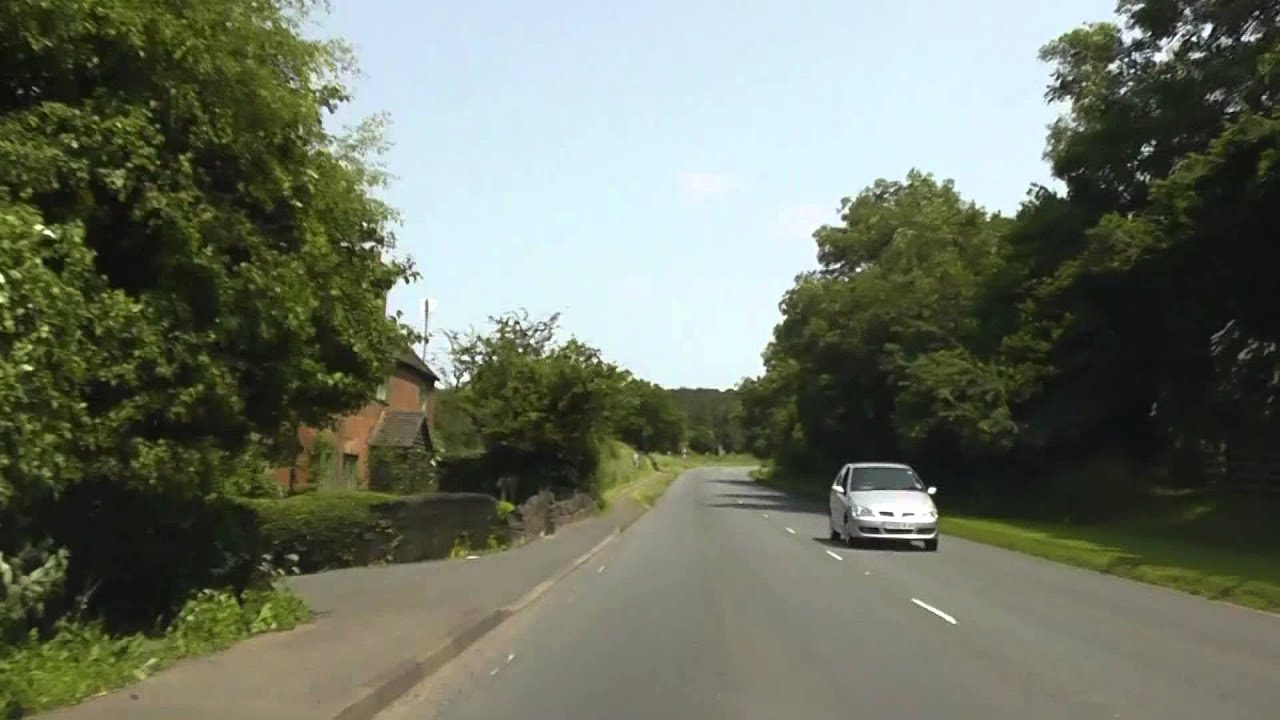 Driving On The A4103 From Cradley To Storridge, Herefordshire, England ...