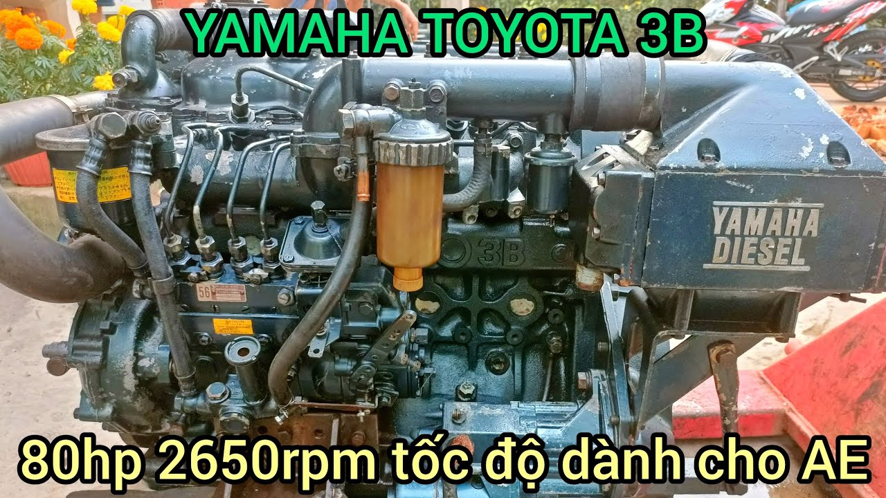 YAMAHA TOYOTA 3B - 80hp 2650rpm cốt STD GIÁ 22tr. AE liên hệ ...