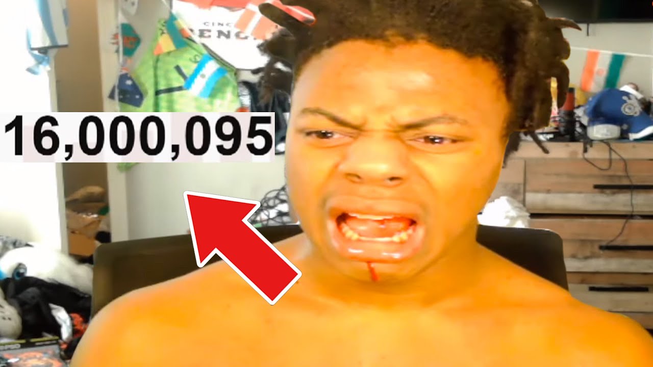 iShowSpeed *NEARLY DIES* after hitting 16MILLION SUBS - YouTube