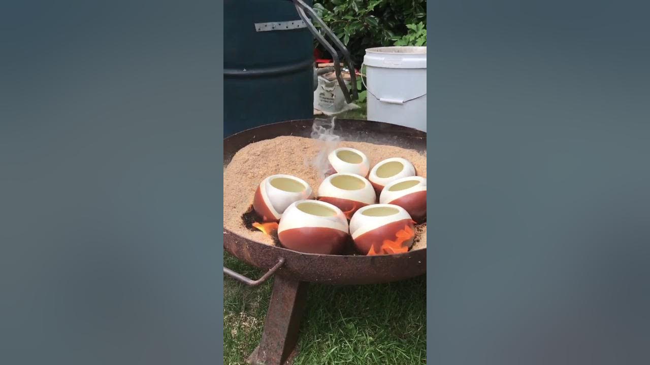 Firing process of Raku dolce or sweet Raku - YouTube