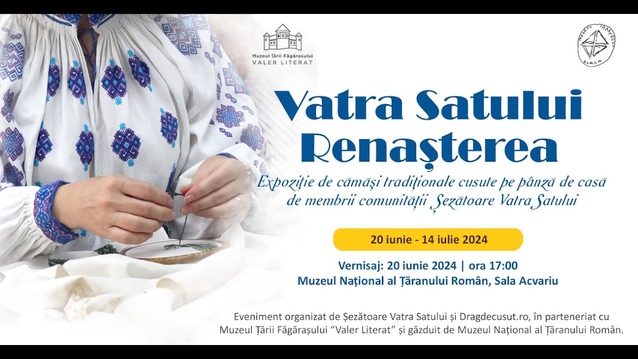 Vatra Satului - Renasterea | Expozitie de camasi traditionale | Muzeul ...