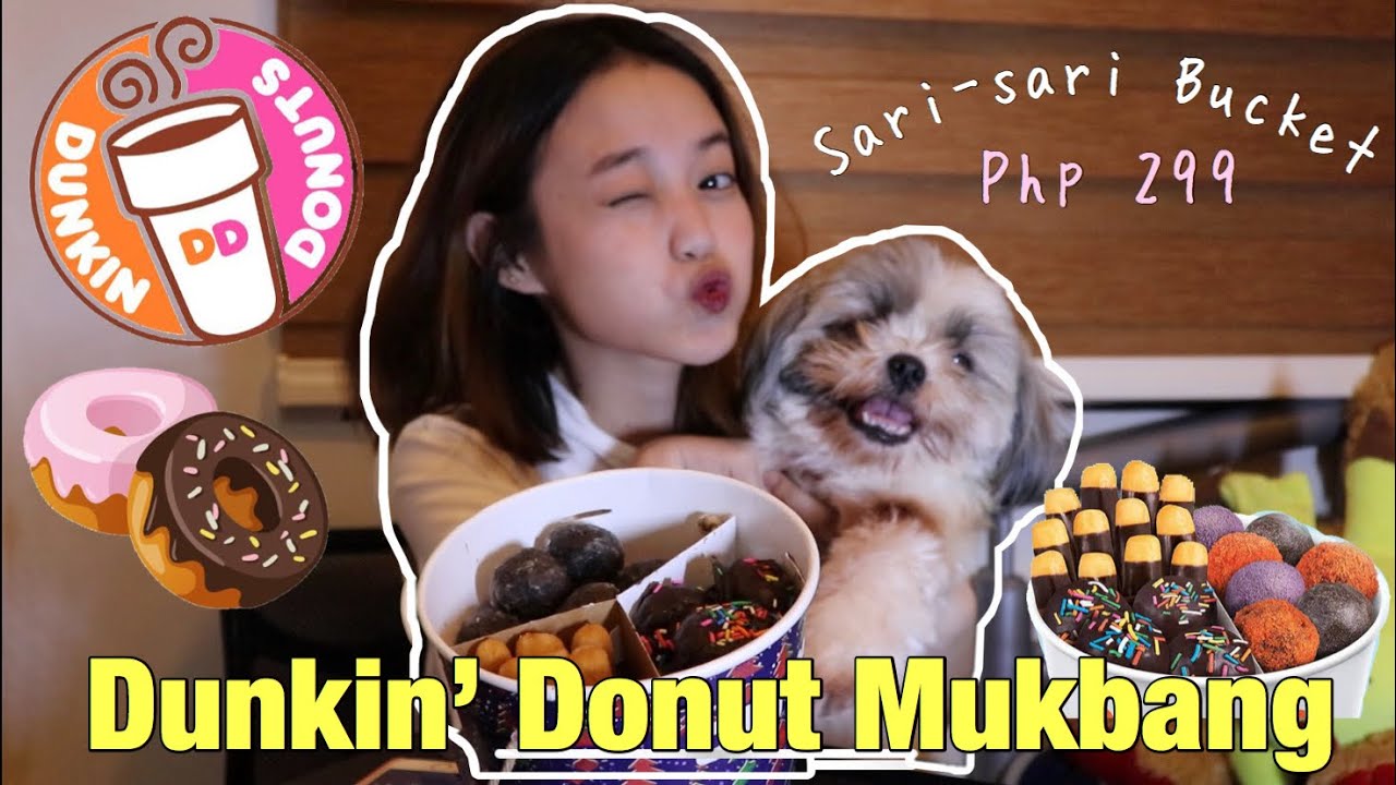 Dunkin’ Donut Mukbang (Sari-Sari Bucket) | Philippines - YouTube