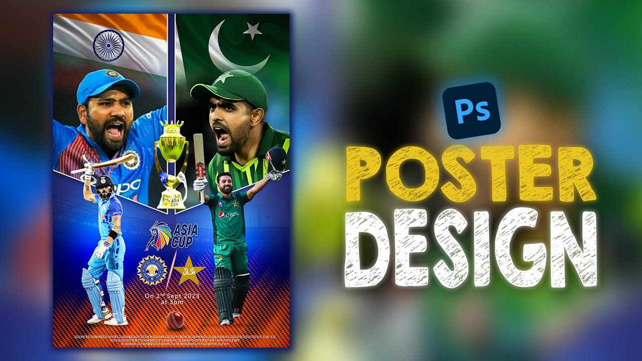 Create the Ultimate India Vs Pakistan Match Poster in Photoshop ...