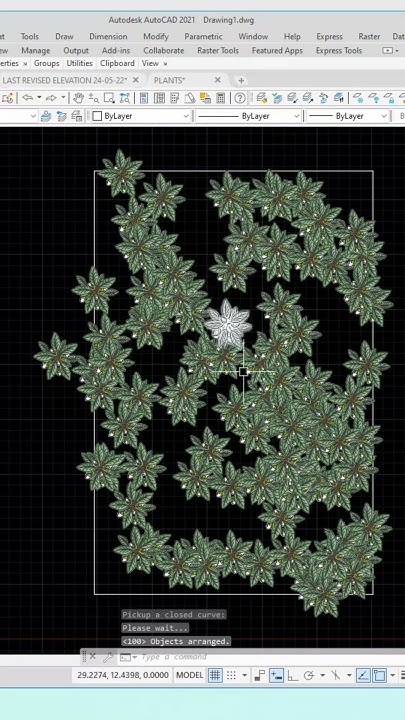 Random Spread object #architecture #autocad #cadtipstricks - YouTube