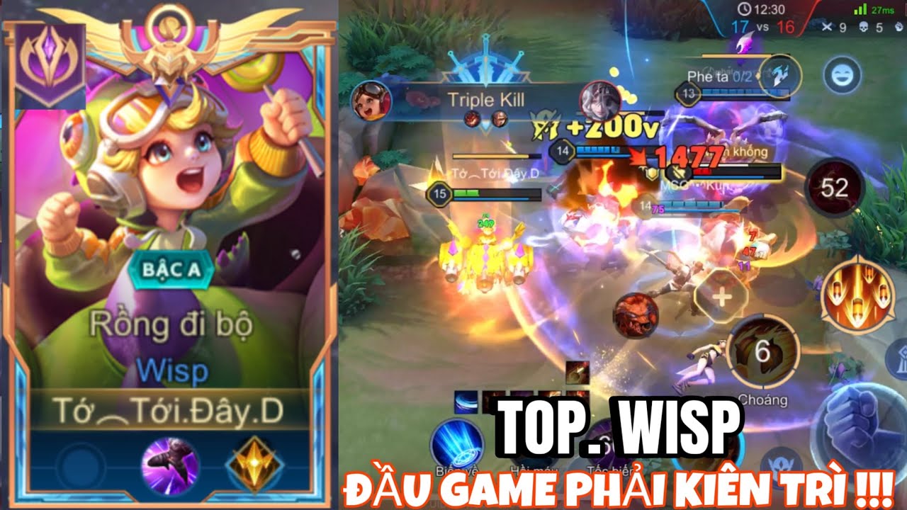 TOP. WISP | Chơi Wisp Gặp Kèo Trên Đừng Nản - Giữa Game Bạn Sẽ Thấy Cục Diện Thay Đổi NTN ...