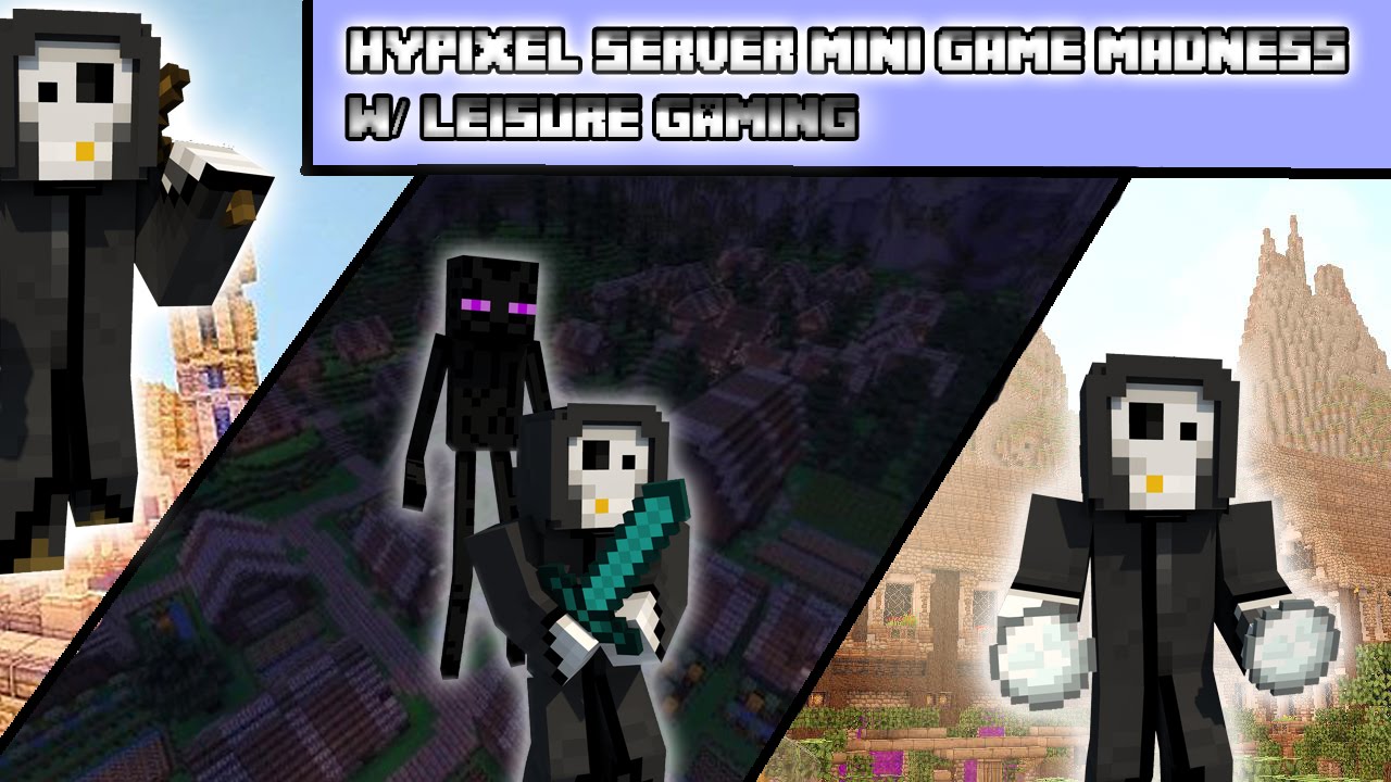 Minecraft PC: Hypixel Mini Game Madness! - YouTube